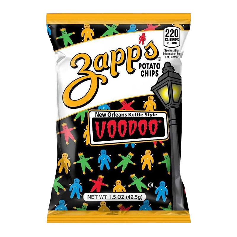 Zapps Chips Voodoo 1.5oz (42g) x60-Count – International Foods NZ